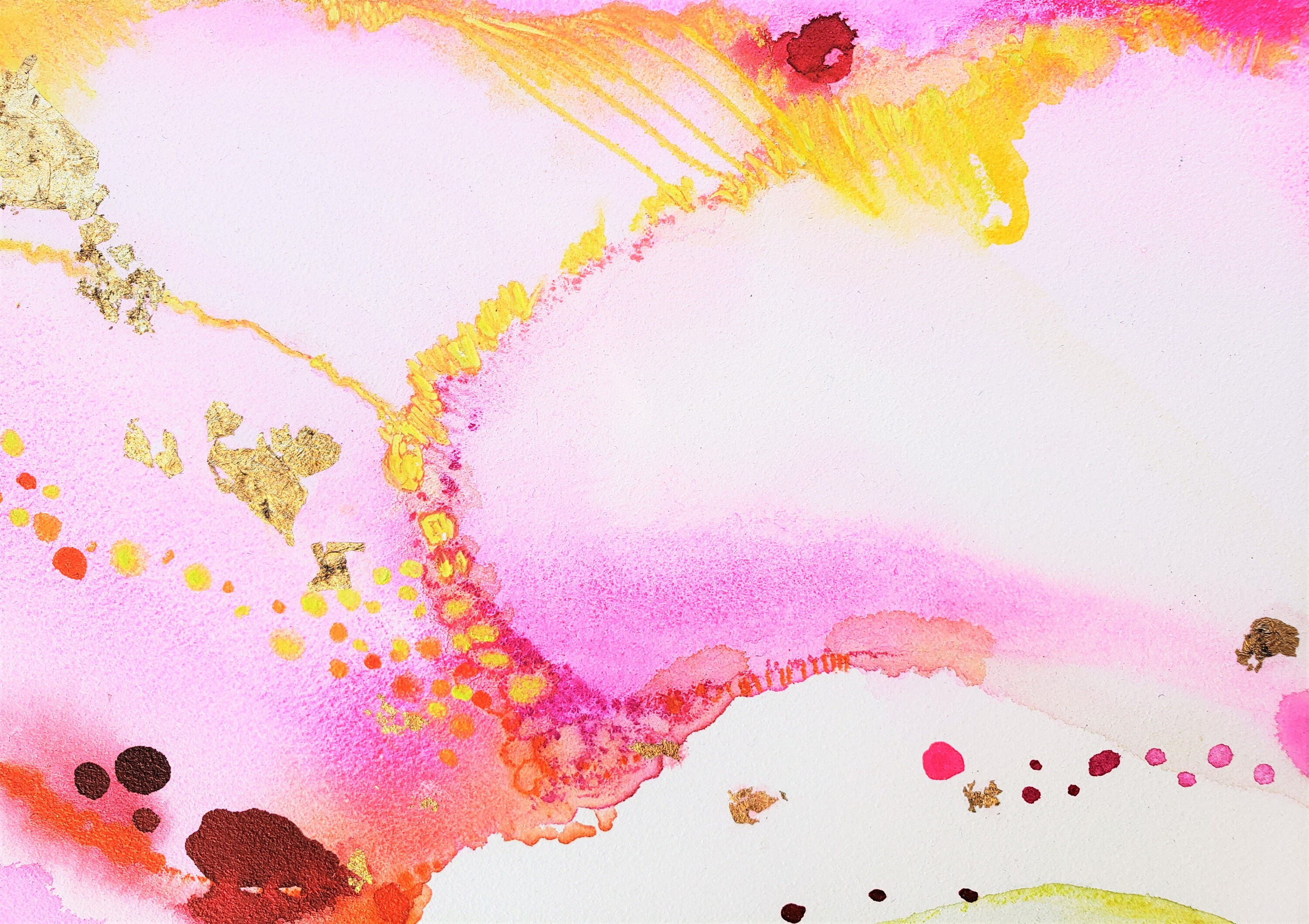 Abstract Acrylic Painting Panel, Modern Minimalist Art, Contemporary ...