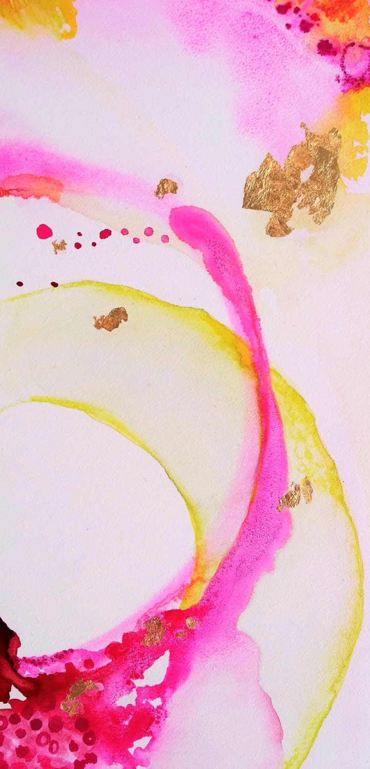 Abstract Acrylic Painting Panel, Modern Minimalist Art, Contemporary ...