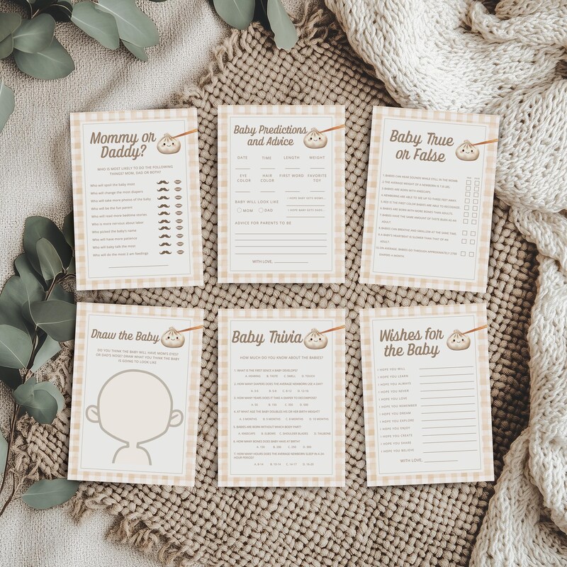 Baby Dumpling Games - Etsy