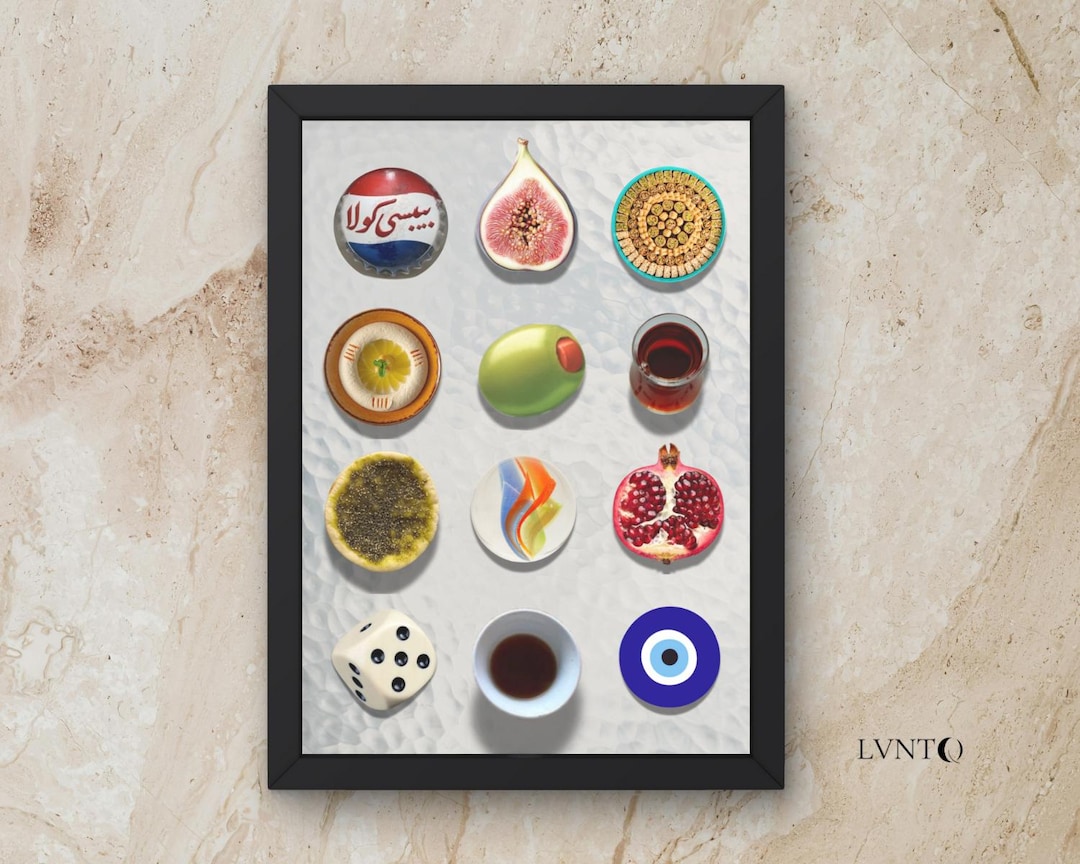 Middle Eastern Nostalgia Art Print, Retro Collage (digital Download) - Etsy
