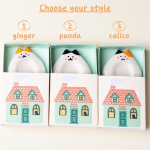 Cat Worry Stone in Matchbox, Pocket Hug Fidget Toy, Emotional Support ...