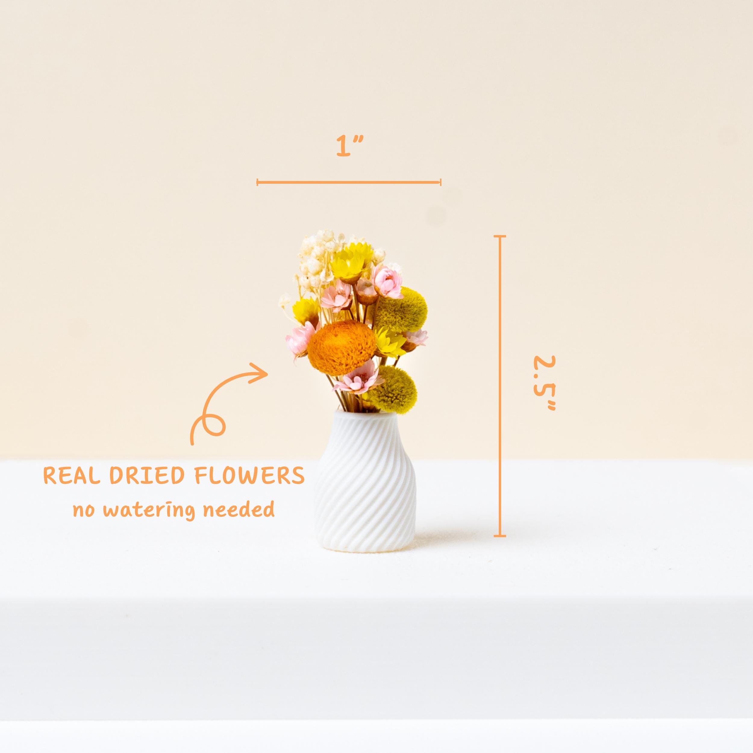 Boho Dried Flower Bouquet Matchbox, Personalized Teacher Appreciation ...