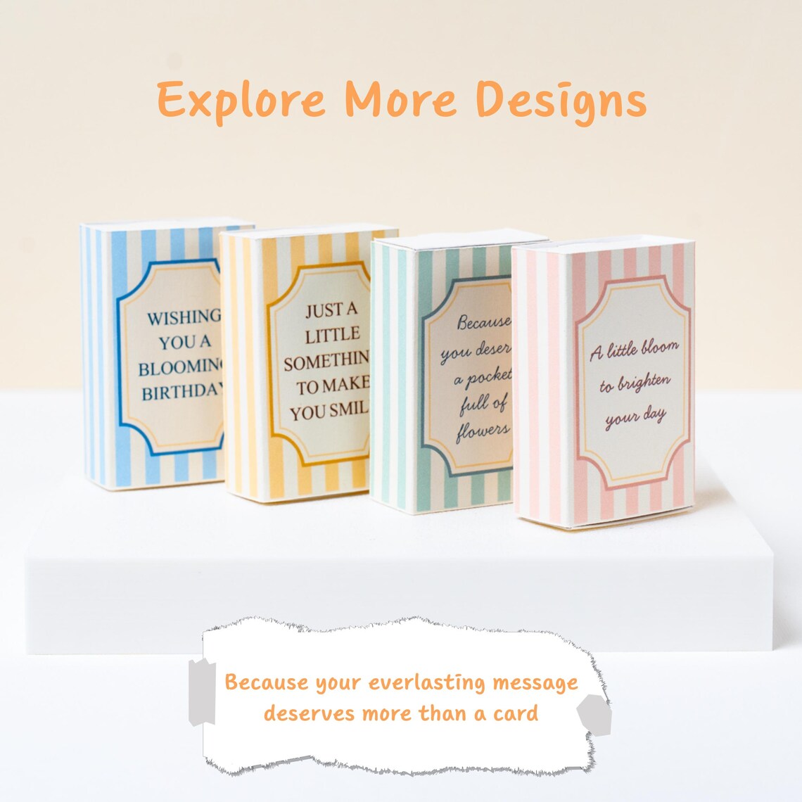 Boho Dried Flower Bouquet Matchbox, Personalized Teacher Appreciation ...
