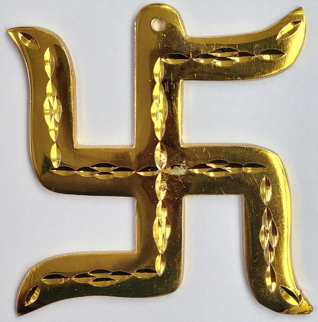 Brass Swastik Sathiya Swastika Wall Hanging Yantra - Etsy
