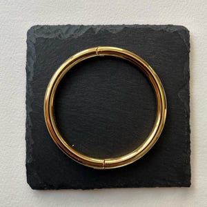 Gold Bangle Bracelet, Heirloom Quality Bracelet, Elegant and Bold ...