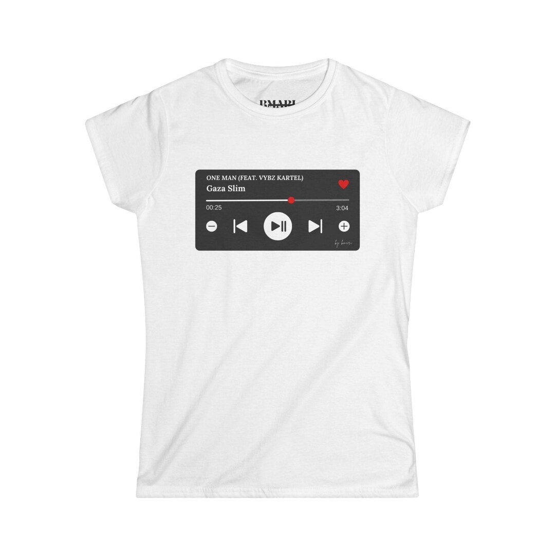 One Man Shirt - Vybz Kartel X Gaza Slim Inspo Shirt | Caribbean Fiance ...