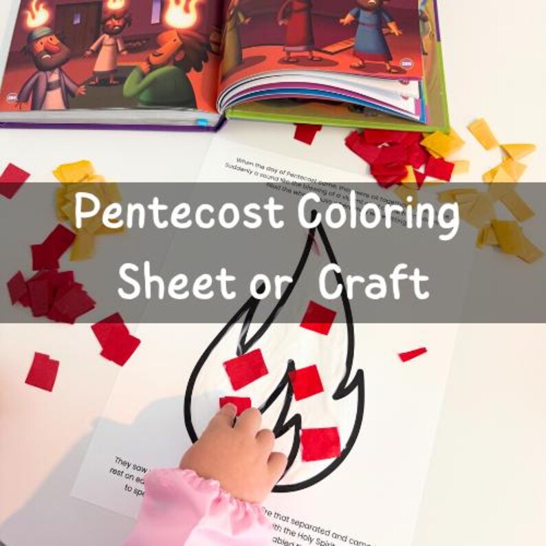 Pentecost Coloring Sheet or Craft - Etsy
