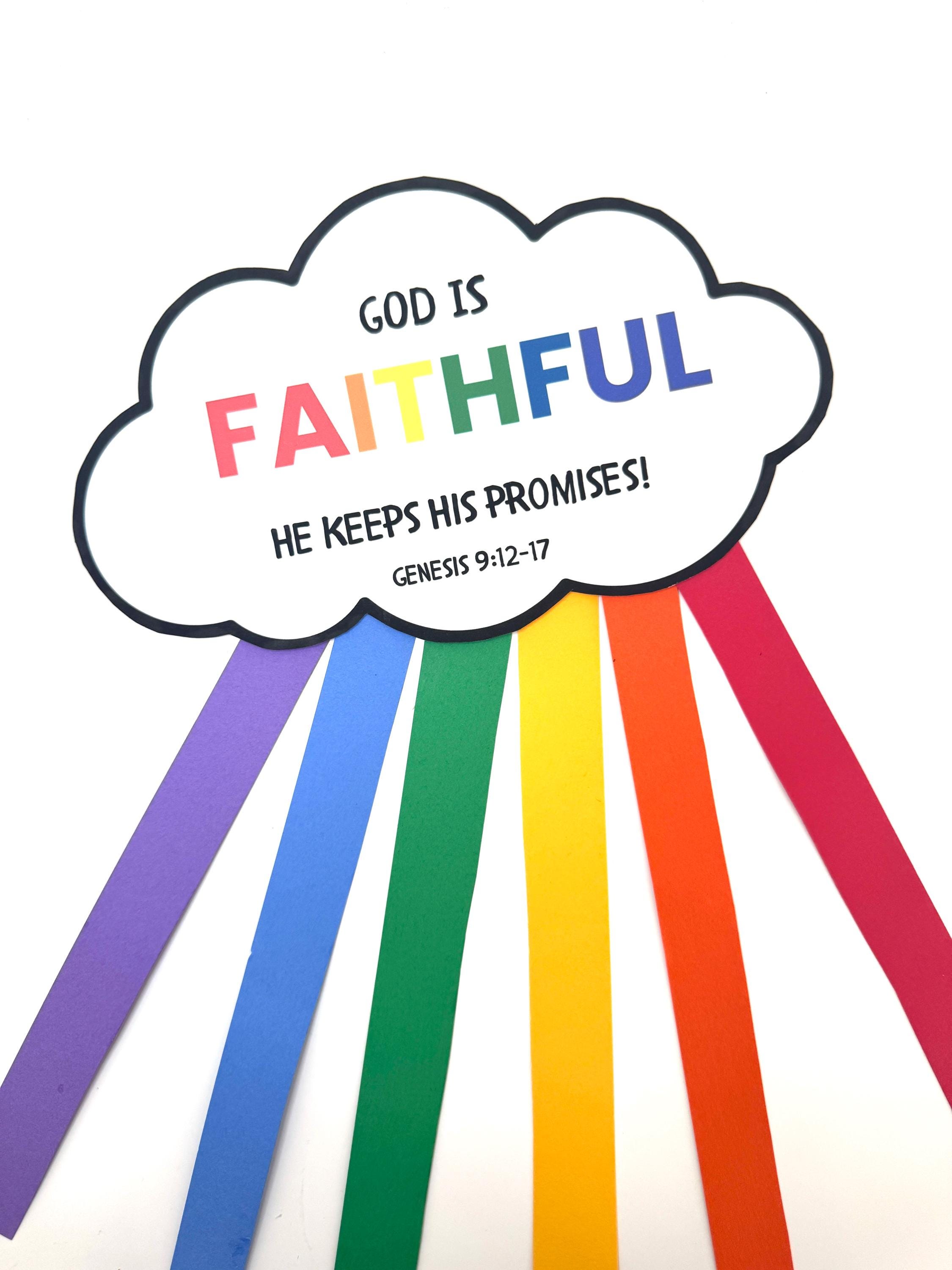 Noah's Ark Rainbow Craft and Activity | Sunday School and Kid's ...