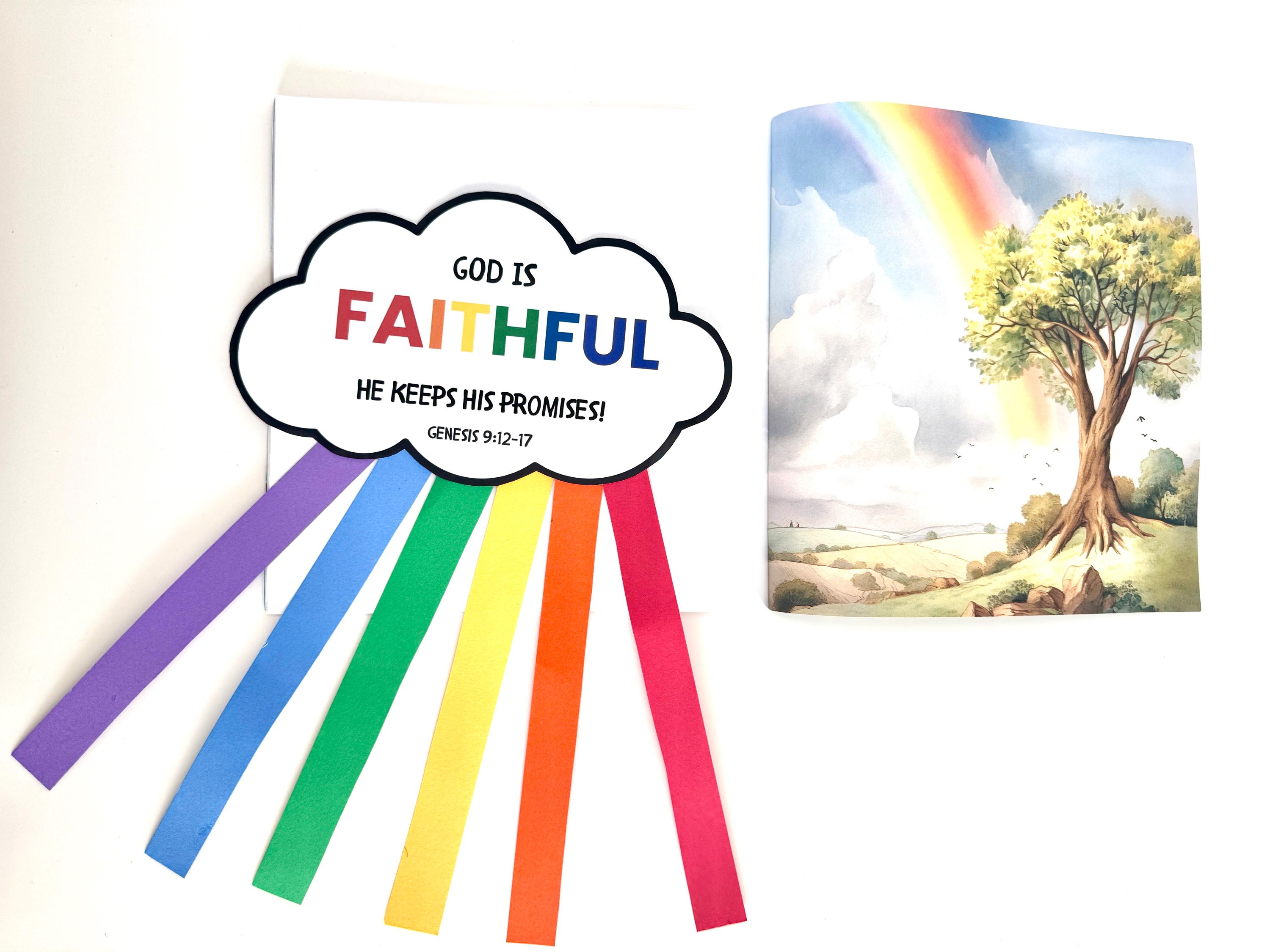 Noah's Ark Rainbow Craft and Activity | Sunday School and Kid's ...