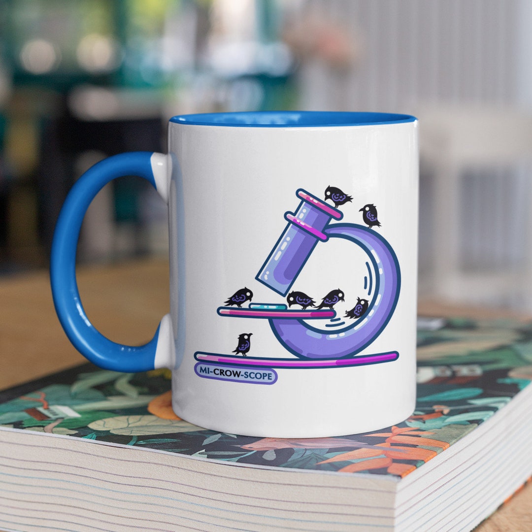 Microscope Pun Mug, Cute Science Joke Ceramic Mug - Etsy
