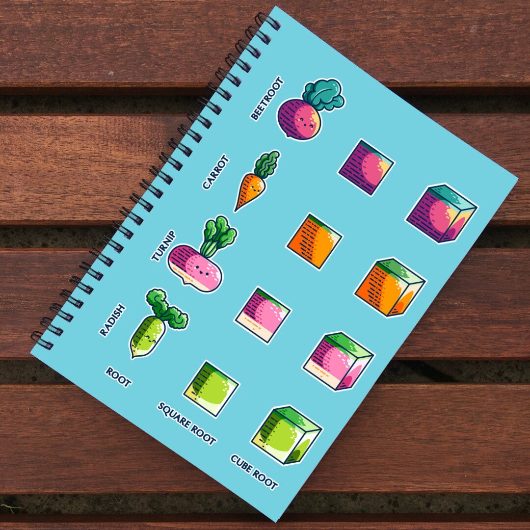 Roots of Mathematics Pun Spiral Notebook, Size A5, With 60 Pages of ...