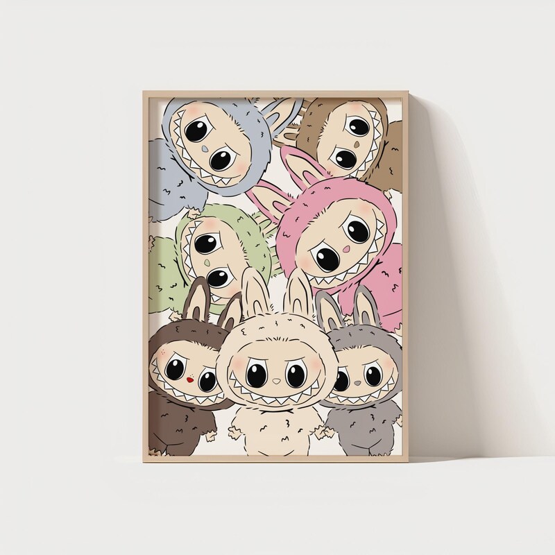 Labubu Poster Print - Etsy