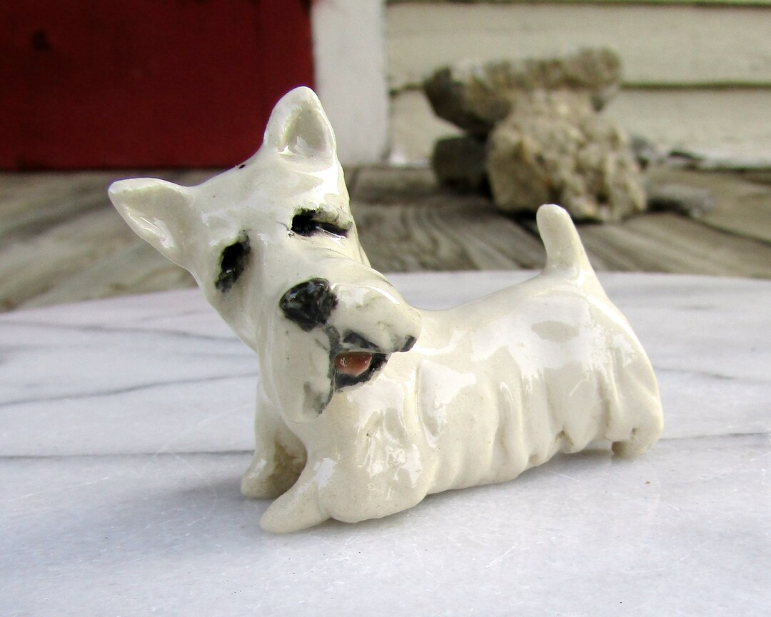 Scottish Terrier Miniature - Scottie Dog - Terrarium Miniature - Dog ...
