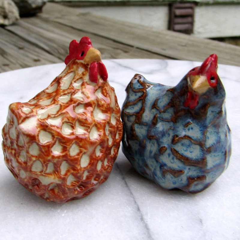 Ceramic Chickens - Etsy