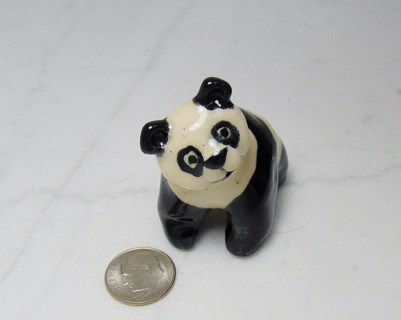 Giant Panda Miniature - Panda Figurine - Panda Terrarium Figurine ...