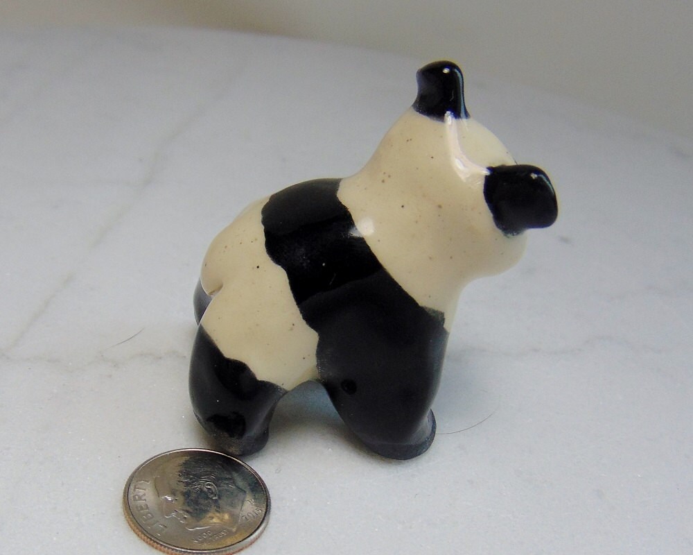Giant Panda Miniature - Panda Figurine - Panda Terrarium Figurine ...