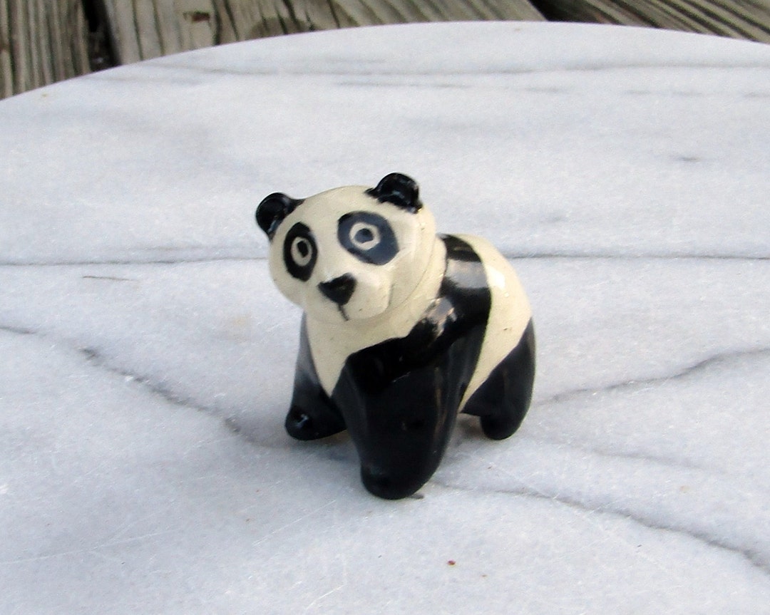 Giant Panda Miniature - Panda Figurine - Panda Terrarium Figurine ...
