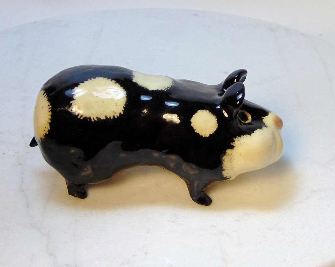 Black and White Hamster - Hamster Sculpture - Small Pet Hamster ...