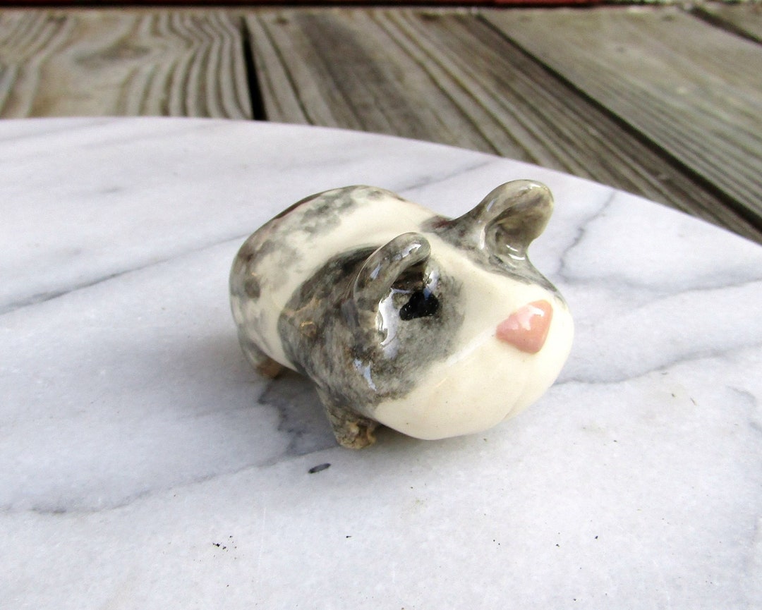 Russian Dwarf Hamster - Terrarium Ceramic Figurine - Hamster Figurine ...