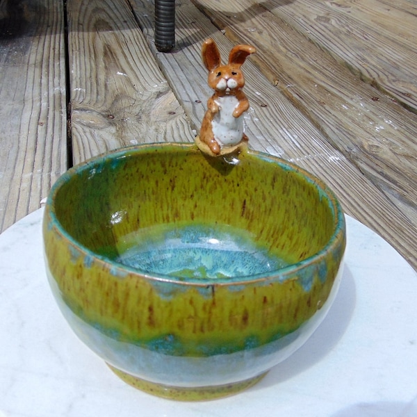 Rabbit Bowl - Etsy