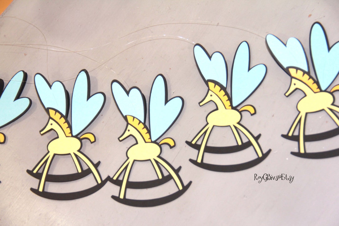 Hanging Rockinghorse Fly Alice in Wonderland Paper Decorations - Etsy