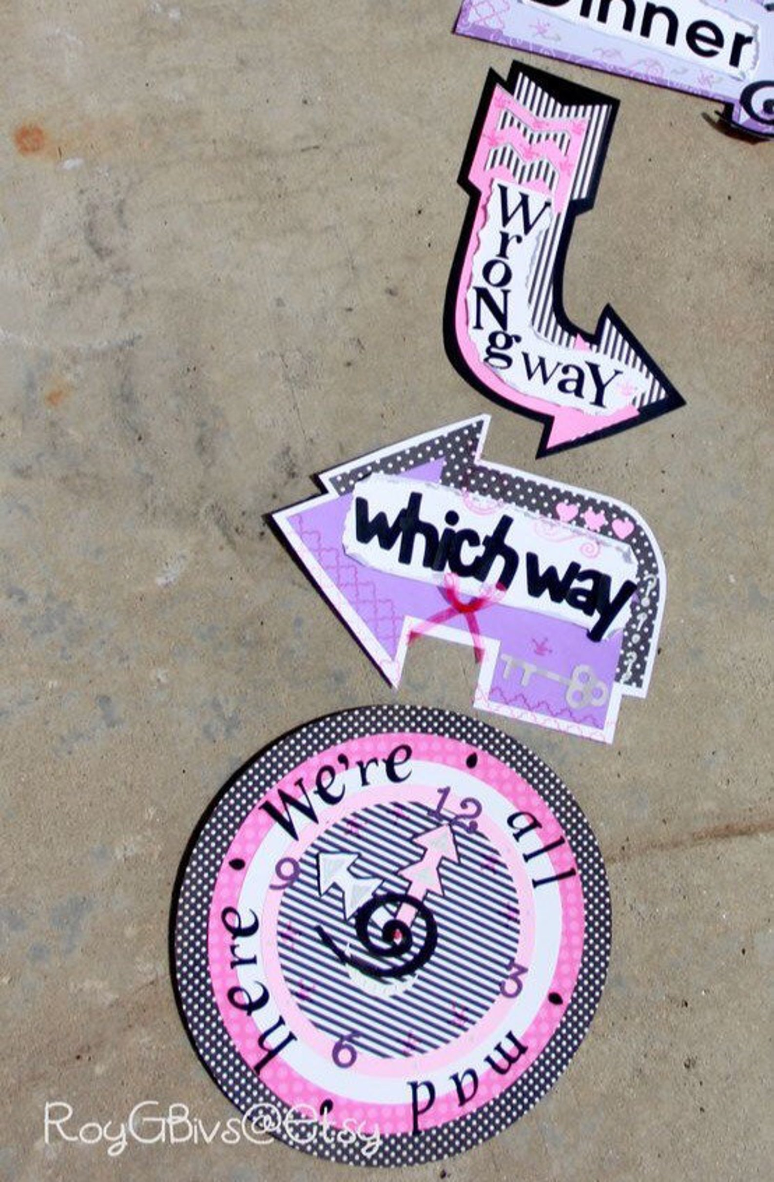 Arrow/direction Signs Party Decorations - Etsy