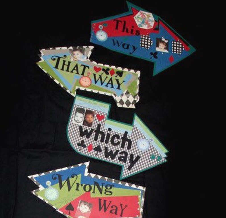 Arrow/direction Signs Party Decorations - Etsy