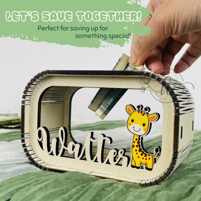 Custom Sheep Money Box, Wooden Farm Animal Piggy Bank - Etsy