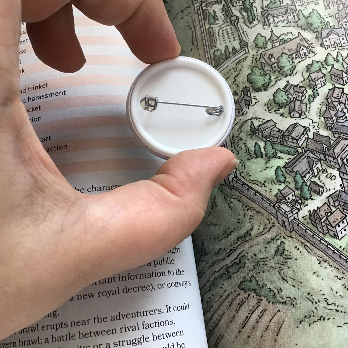 Dnd Hunter's Mark Badge Ranger Pin Badge 38mm Badge | Etsy