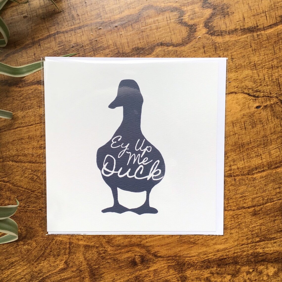 Ey up Me Duck Greetings Card Derby Card Derbyshire Greetings - Etsy
