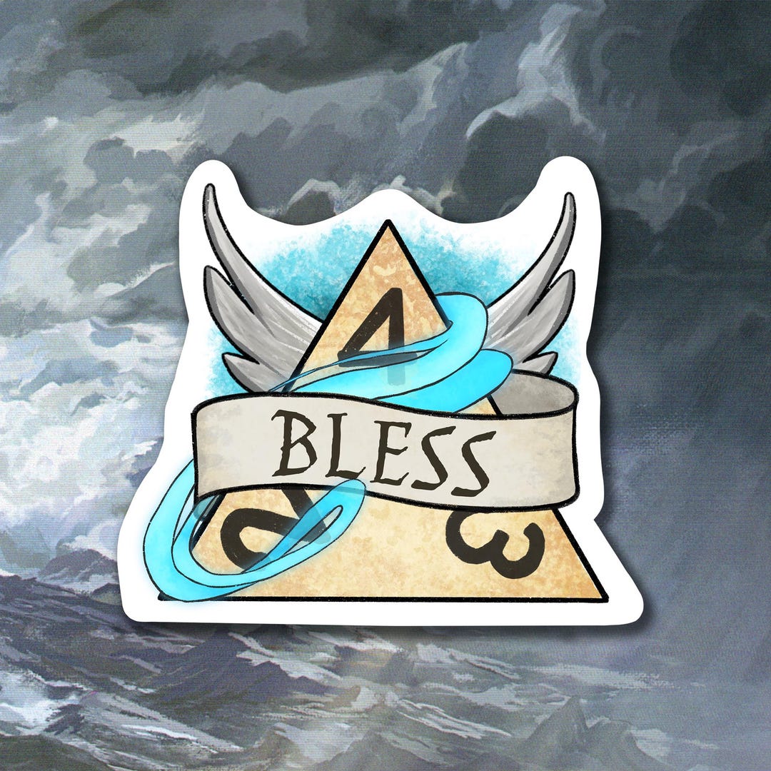 Bless Sticker Dnd Sticker - Dungeons and Dragons - Etsy