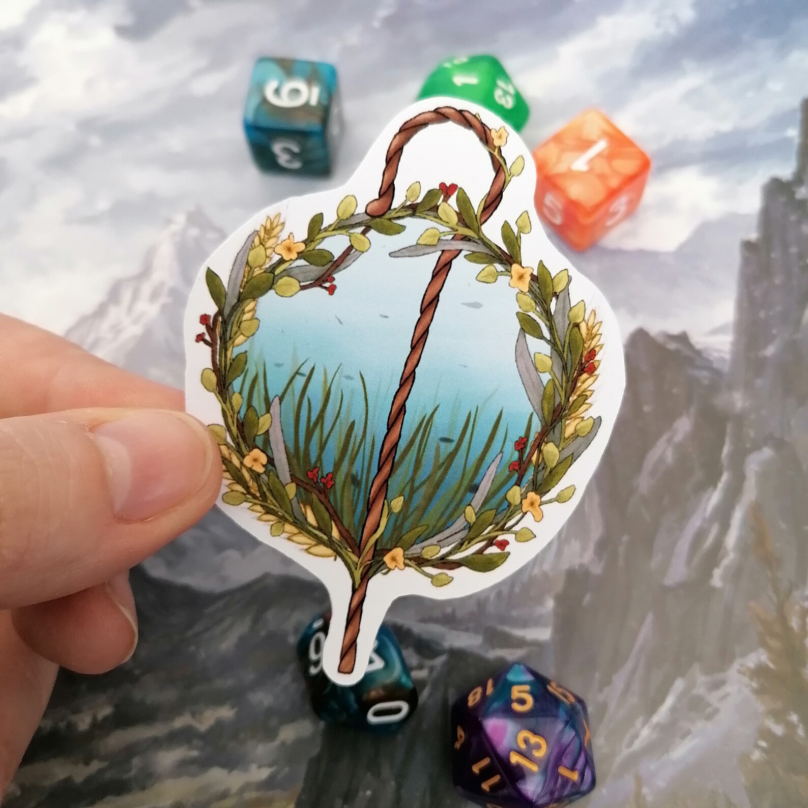 Melora Wildmother Sticker Dnd Sticker Dungeons and Dragons - Etsy