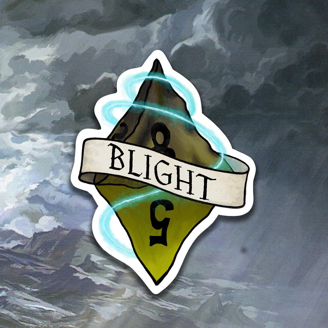 Blight Dnd Sticker - Dungeons and Dragons - Etsy