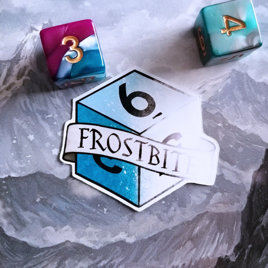 Frostbite Sticker Dnd Sticker Dungeons and Dragons - Etsy