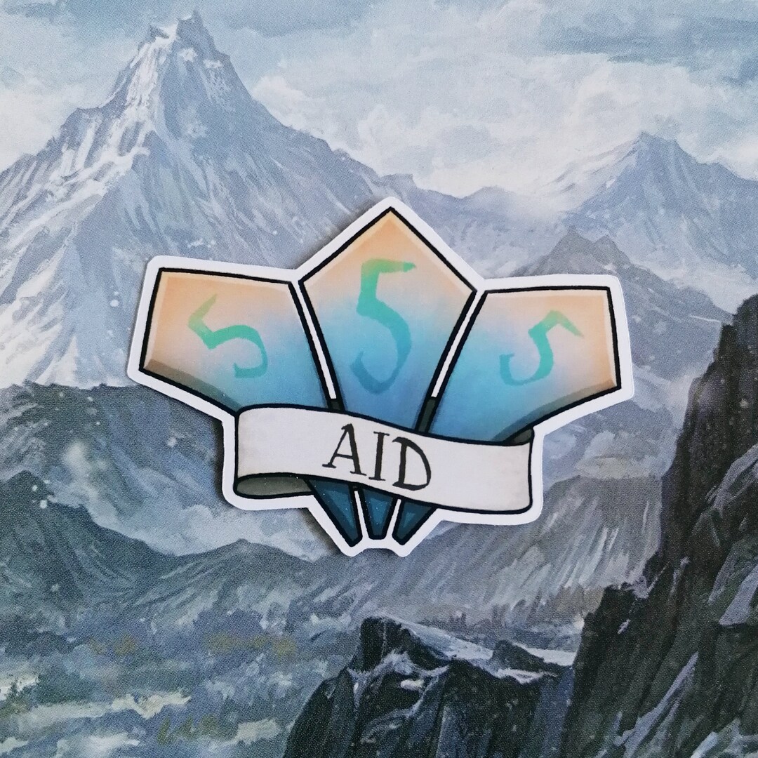 Aid Spell Sticker Dnd Sticker Dungeons and Dragons - Etsy