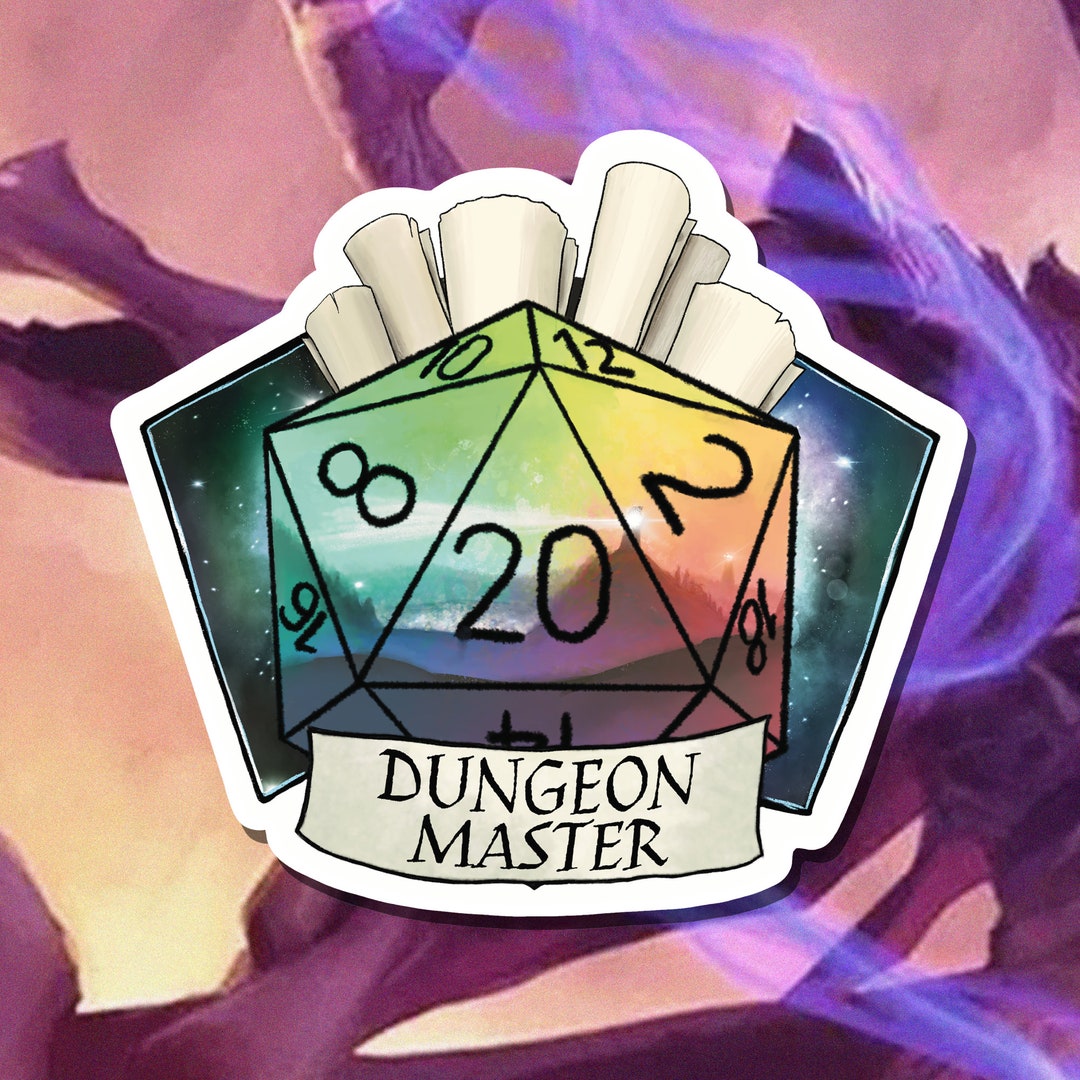 Dungeon Master Sticker Critical Role D20 Dungeons and Dragons - Etsy