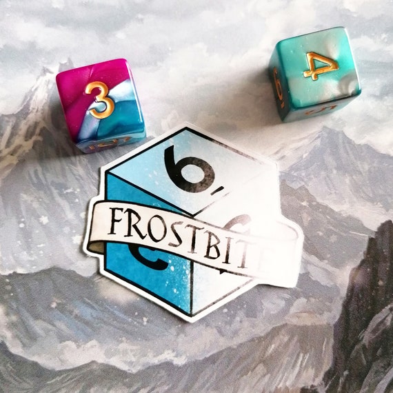 Frostbite Sticker Dnd Sticker Dungeons and Dragons - Etsy