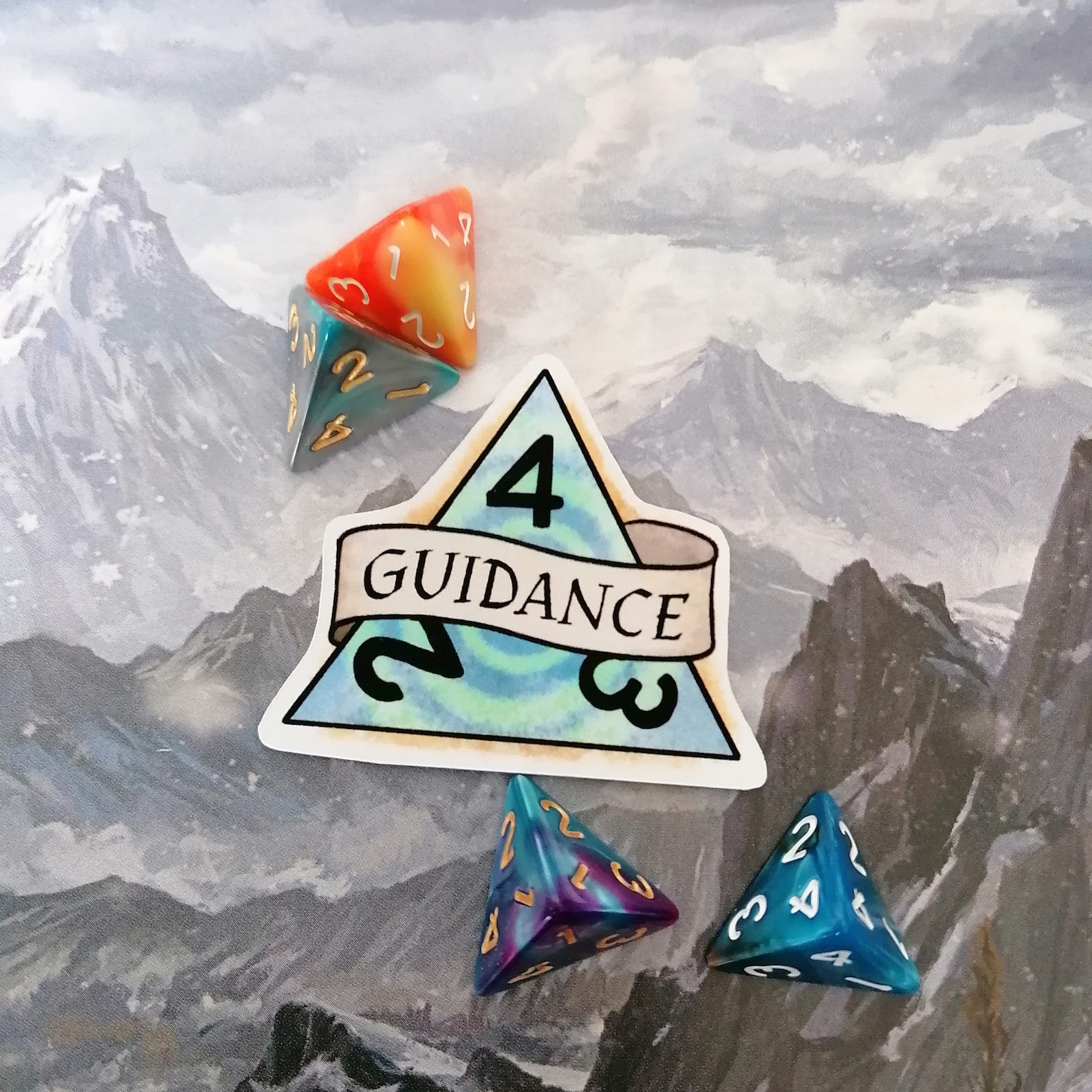 Guidance Sticker Dnd Sticker Dungeons and Dragons | Etsy