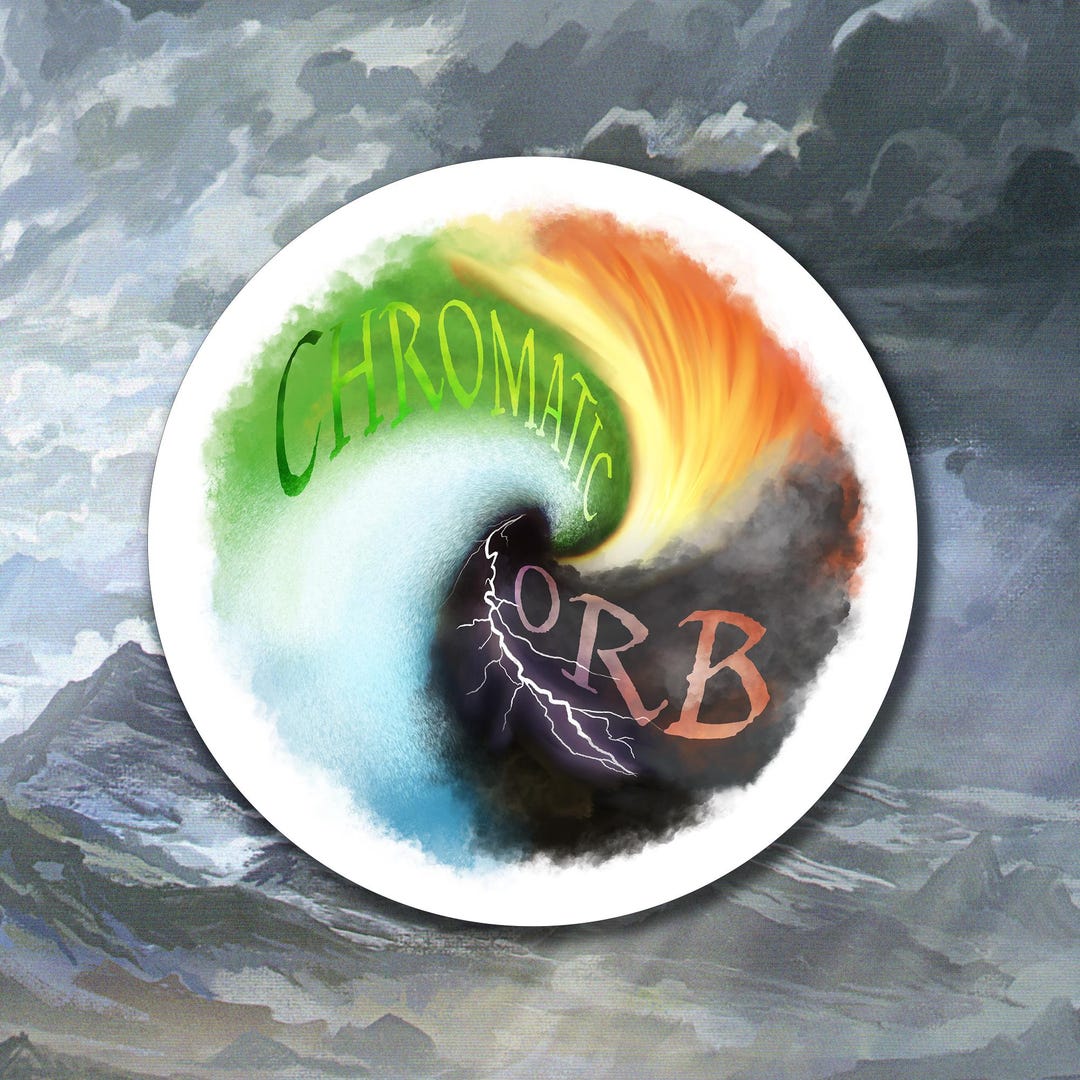 Chromatic Orb - Spell Sticker - Dungeons and Dragons Sticker for ...