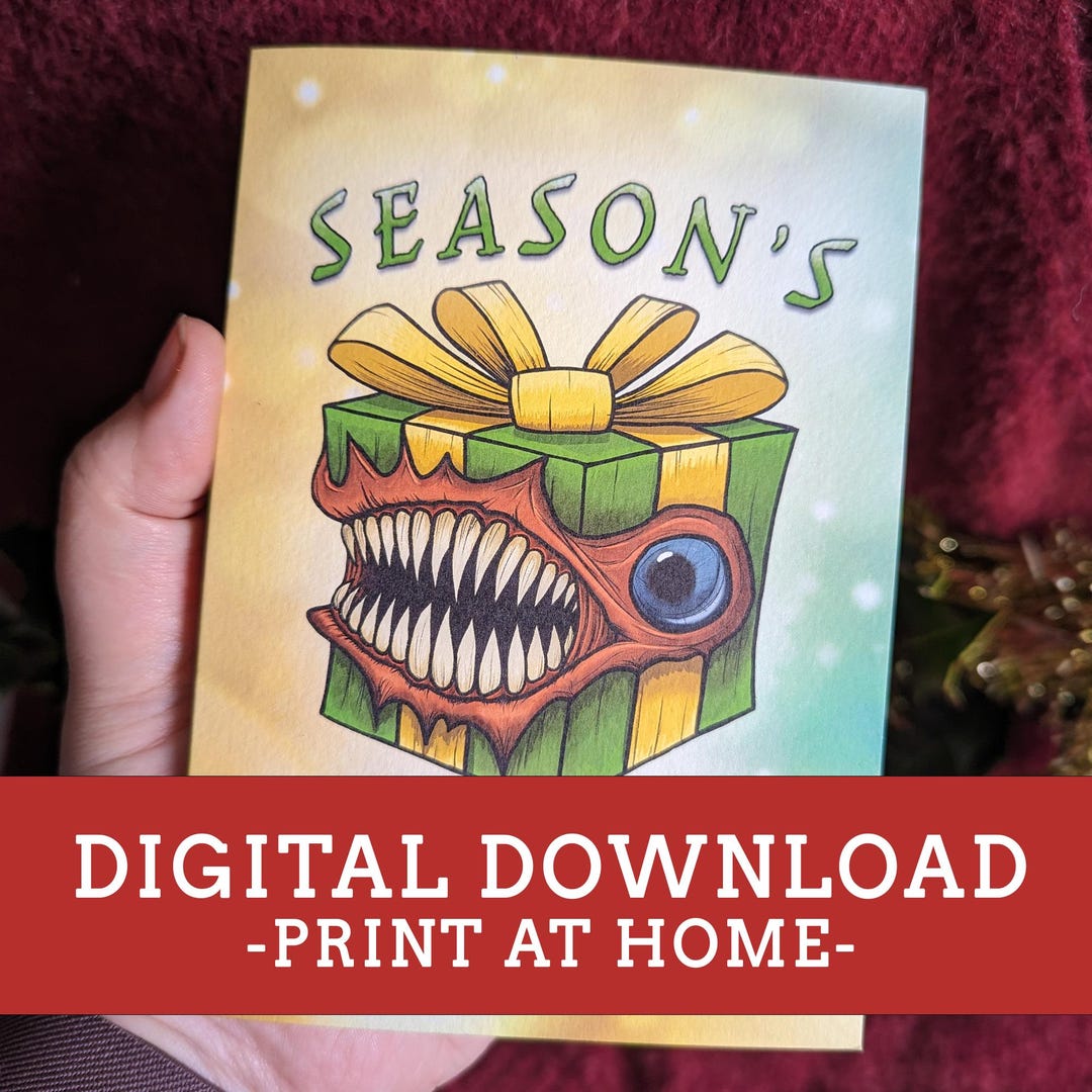 Mimic Card Digital Download Print at Home Dungeons and Dragons ...