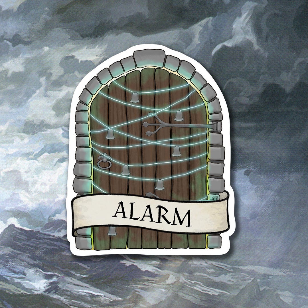 Alarm Dnd Sticker - Dungeons and Dragons - Etsy