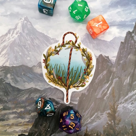 Melora Wildmother Sticker DnD Sticker Dungeons and Dragons | Etsy