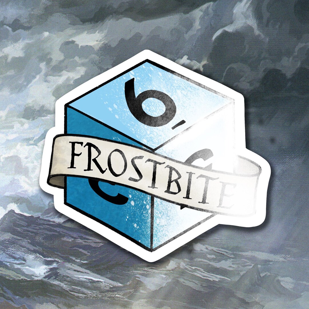 Frostbite Sticker Dnd Sticker - Dungeons and Dragons - Etsy