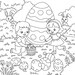 20 Easter Colouring Pages - Etsy