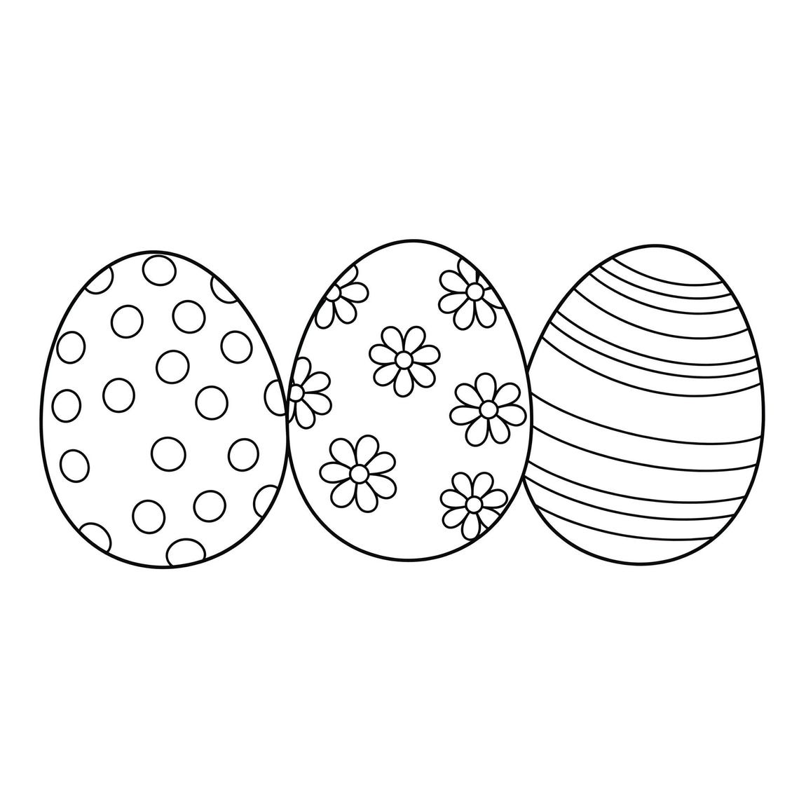 20 Easter Colouring Pages - Etsy