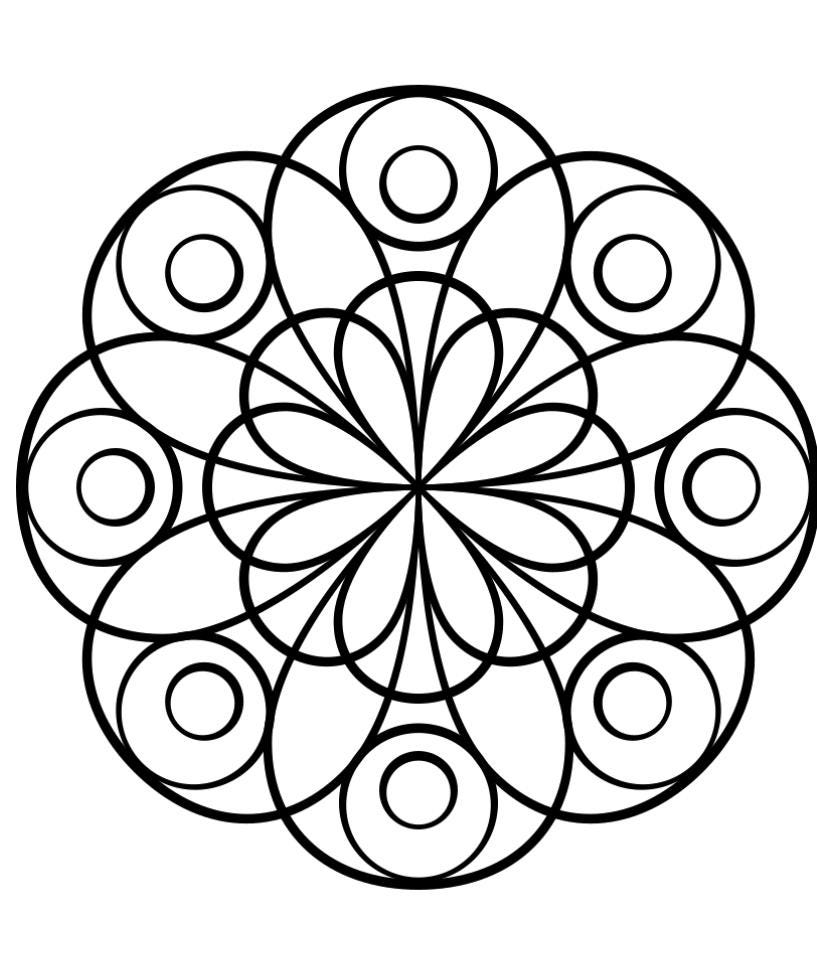 20 Mandala Colouring Pages - Etsy