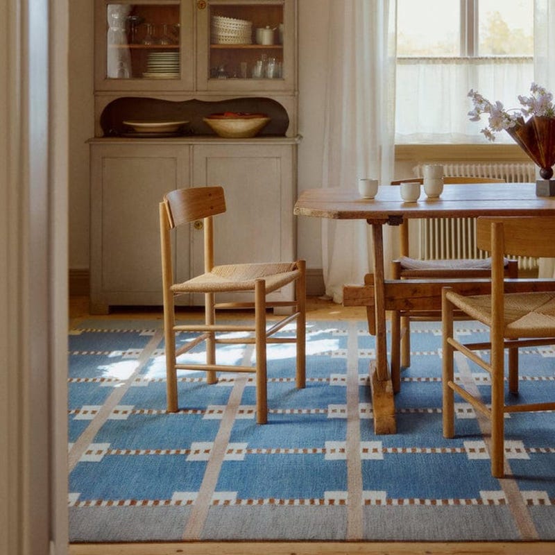 Flat Weave Area Rugs Blue - Etsy