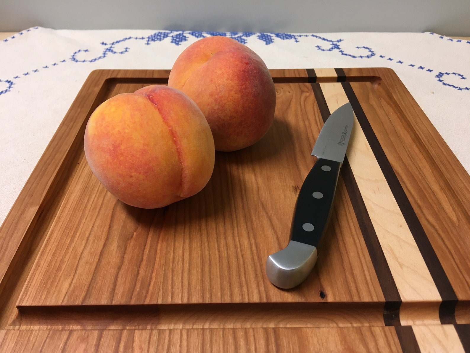 Square Cutting Board Trivet Serving Tray With Extra Deep | Etsy