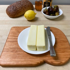 Solid Cherry Toast Bread Shaped Cutting Board Charcuterie Butter Board ...