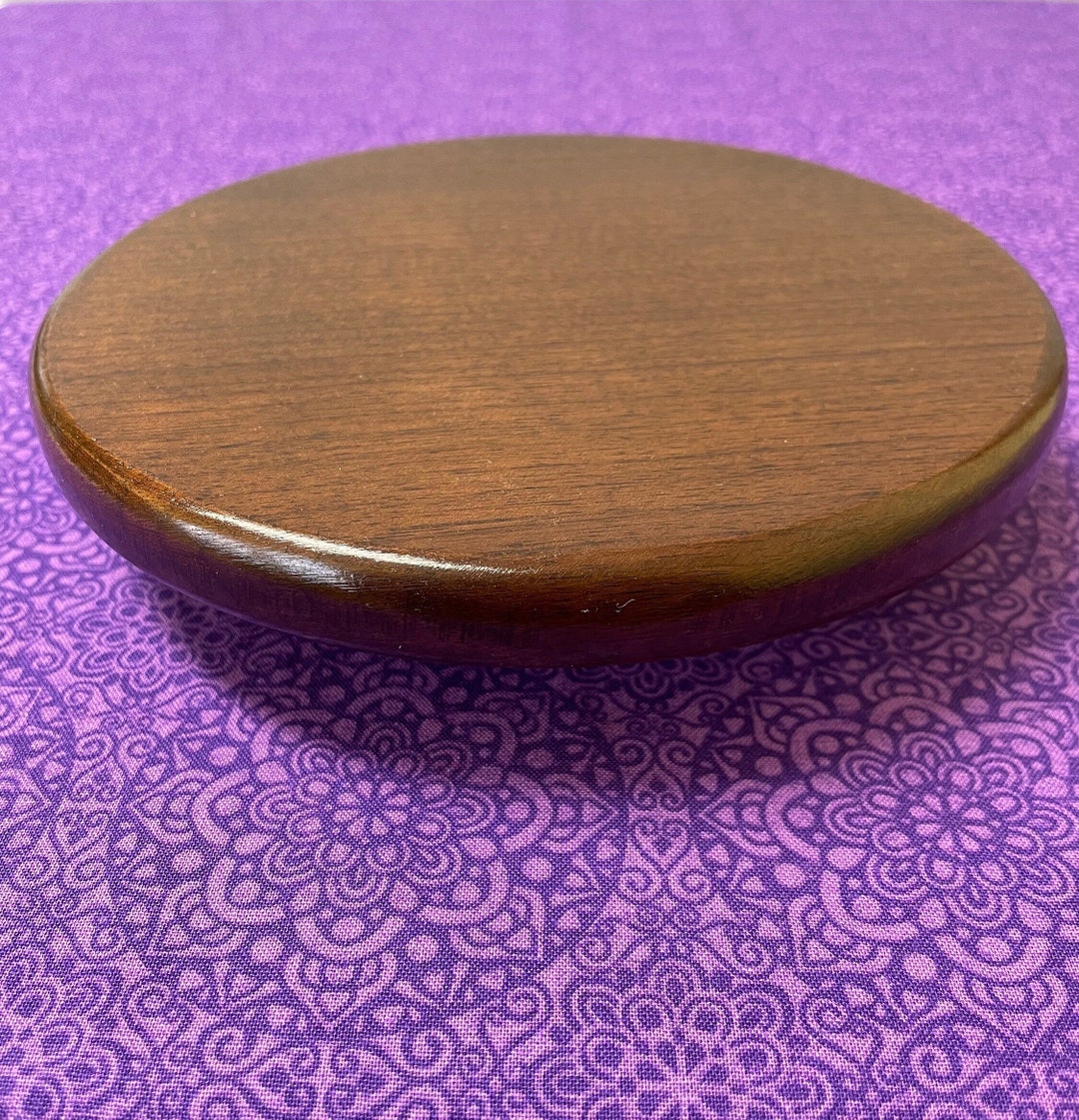 Limited Walnut Lazy Susan 7 Inch Turntable Display Stand American Hand ...